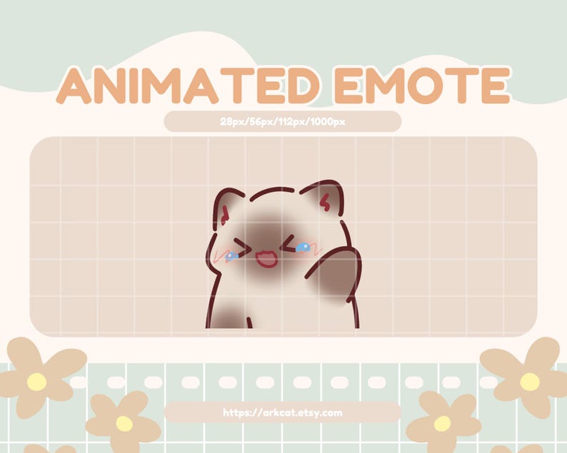 LOL Emote – Siamese Cat Laughing Hysterically Animation for Twitch ...