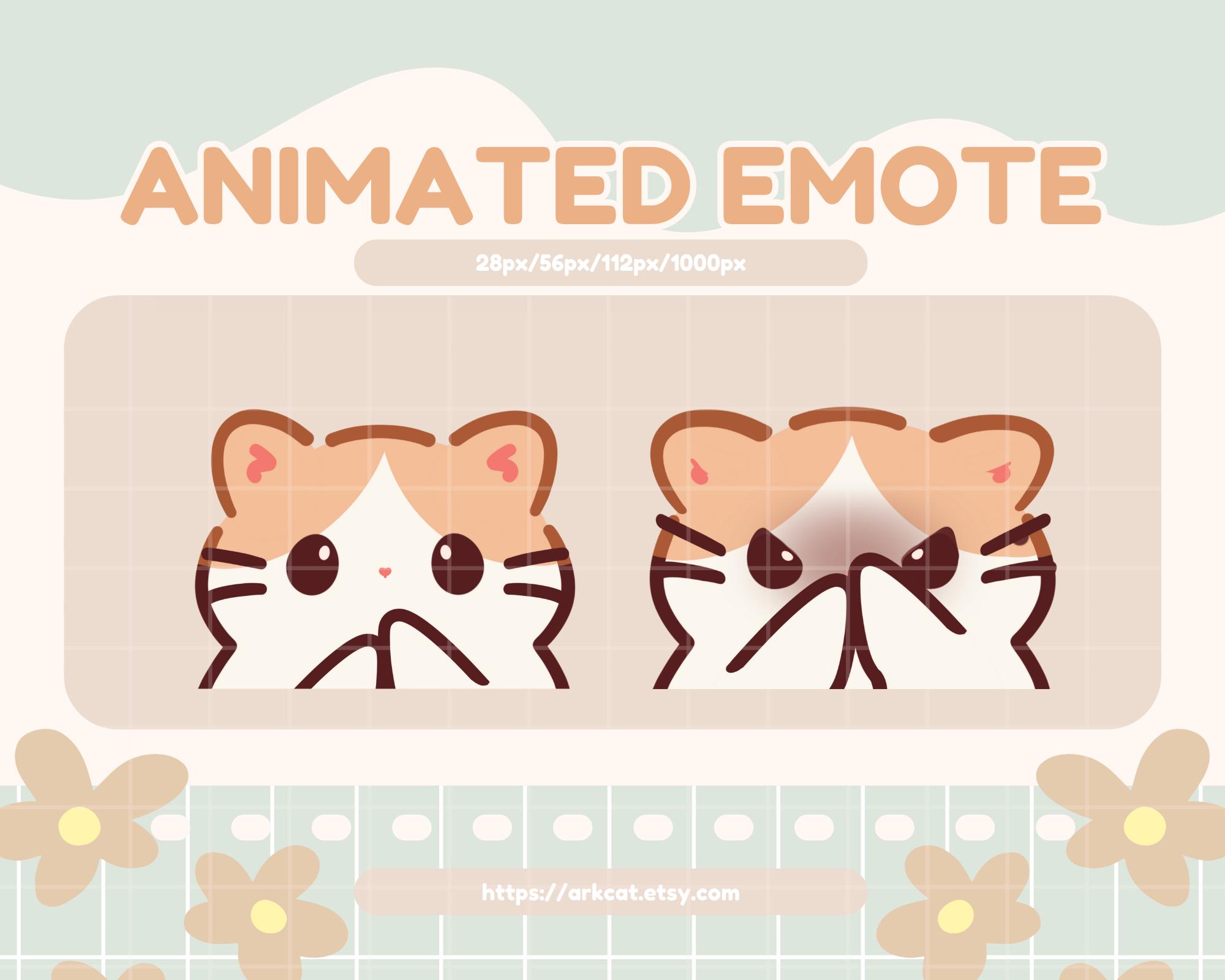 Evil Smirk Cat Animated Emote: Twitch, Discord, Youtube (digital ...