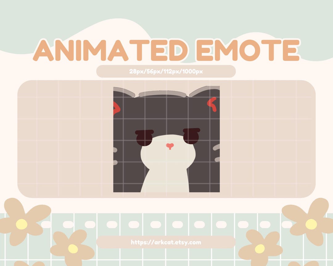 Animated Drowsy Emote: Tuxedo Cat Sleepy Twitch/discord Stream (GIF ...