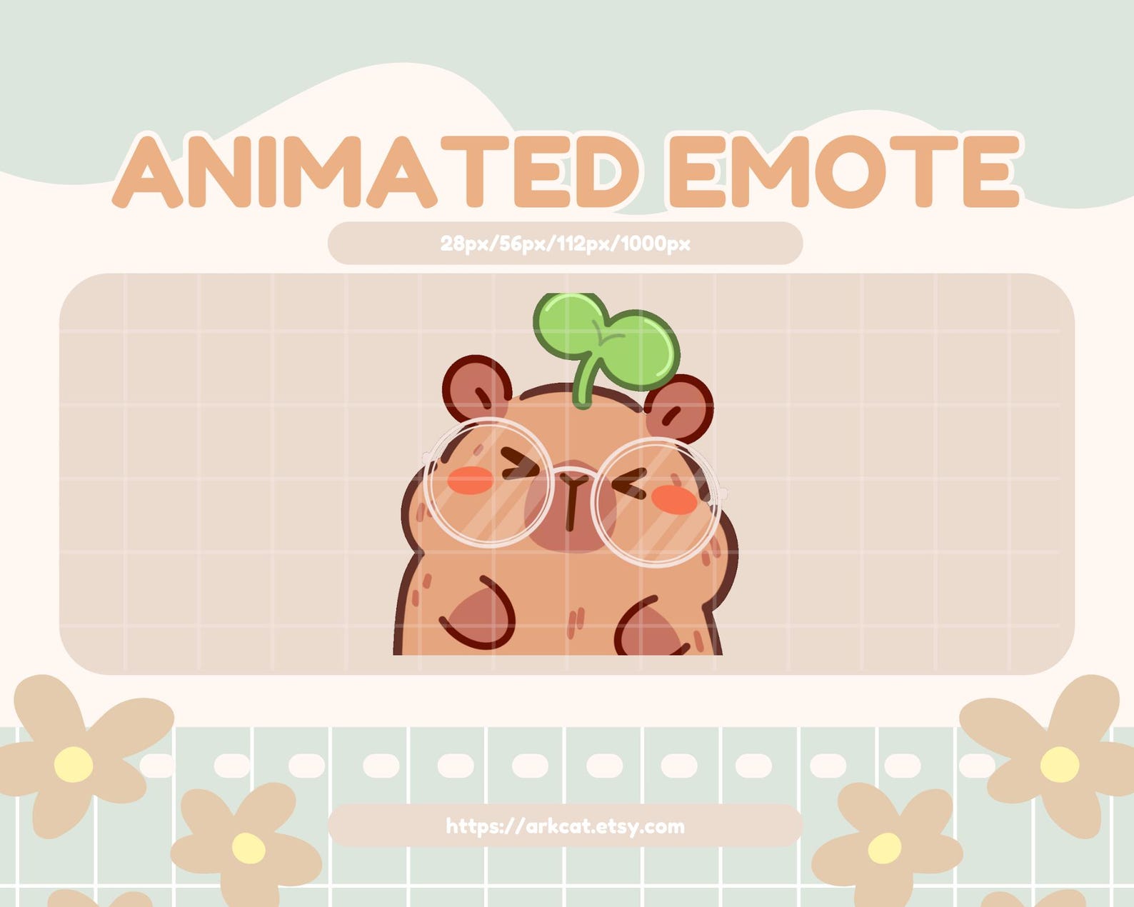 Animated Dancing Capybara Emote: Twitch, Discord, Youtube - Etsy