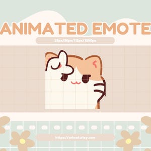 Loser Emote – Animated Orange White Cat Emote | Twitch Discord Youtube ...