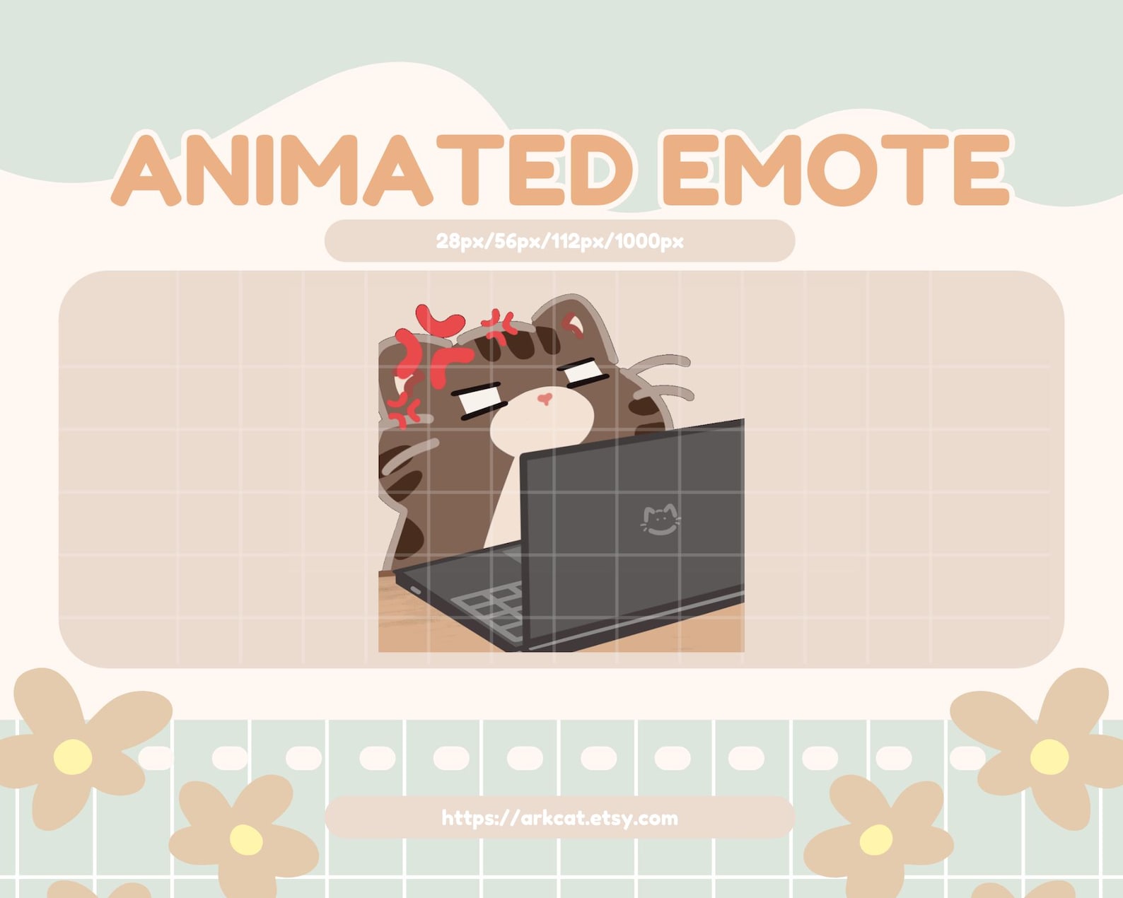 Rage Quit Brown Tabby Cat Animated Emote – Twitch, Discord (GIF ...