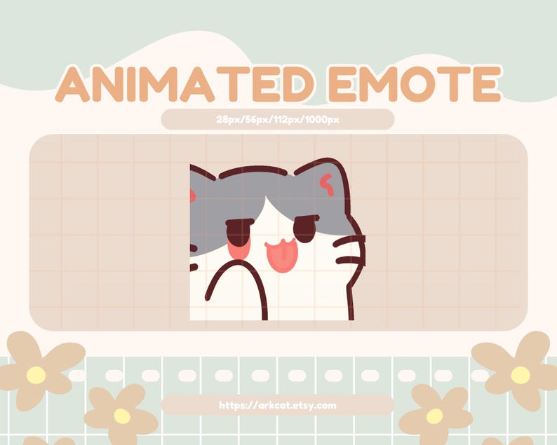 Bleh Emote – Animated Gray and White Cat Sticking Out Tongue | Twitch ...