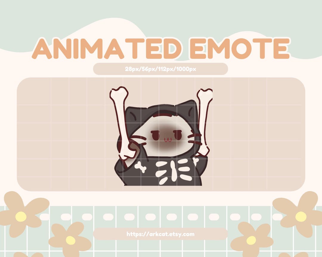 Siamese Cat Cheer Emote: Animated Twitch Stream Overlay (GIF Digital ...