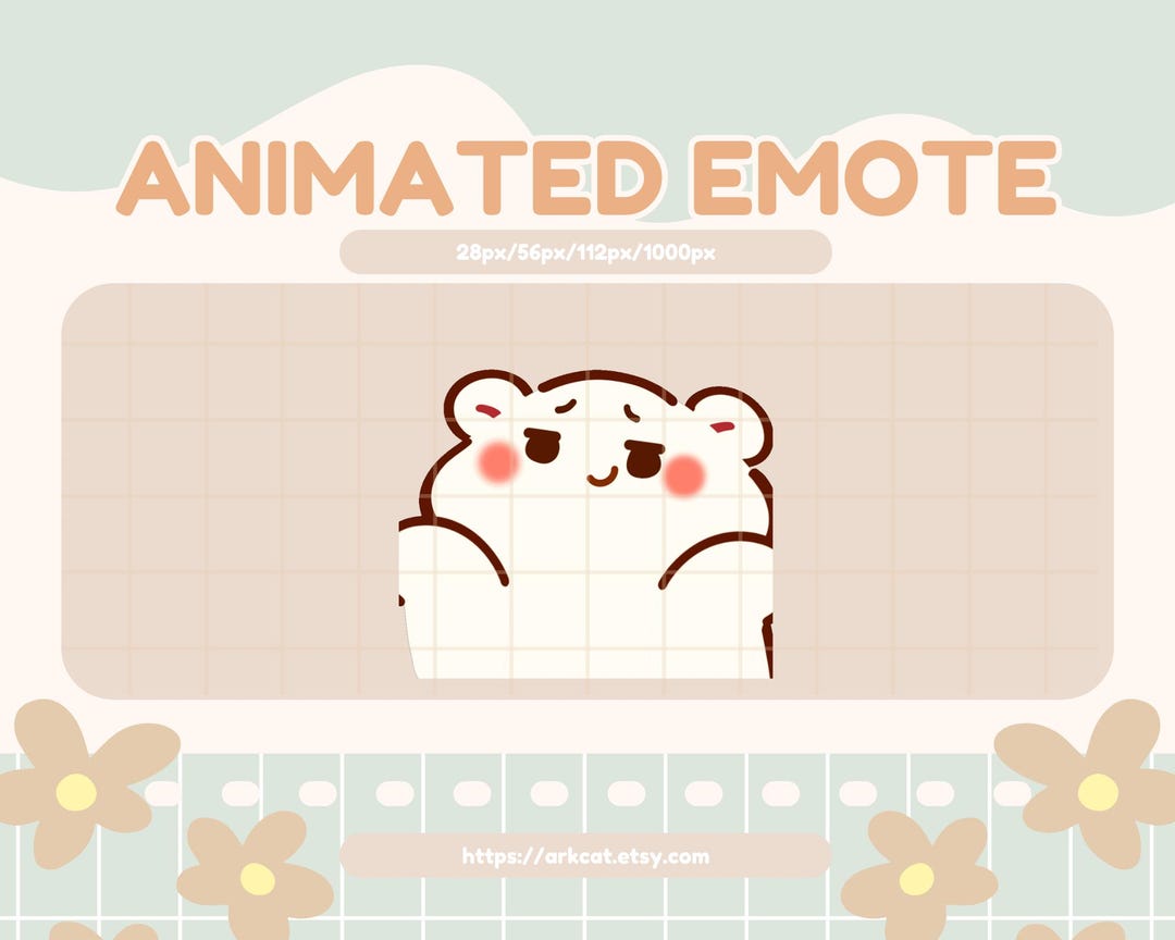 Animated Shrug Bear Emote: Smug Polar Bear (GIF Digital Download) - Etsy