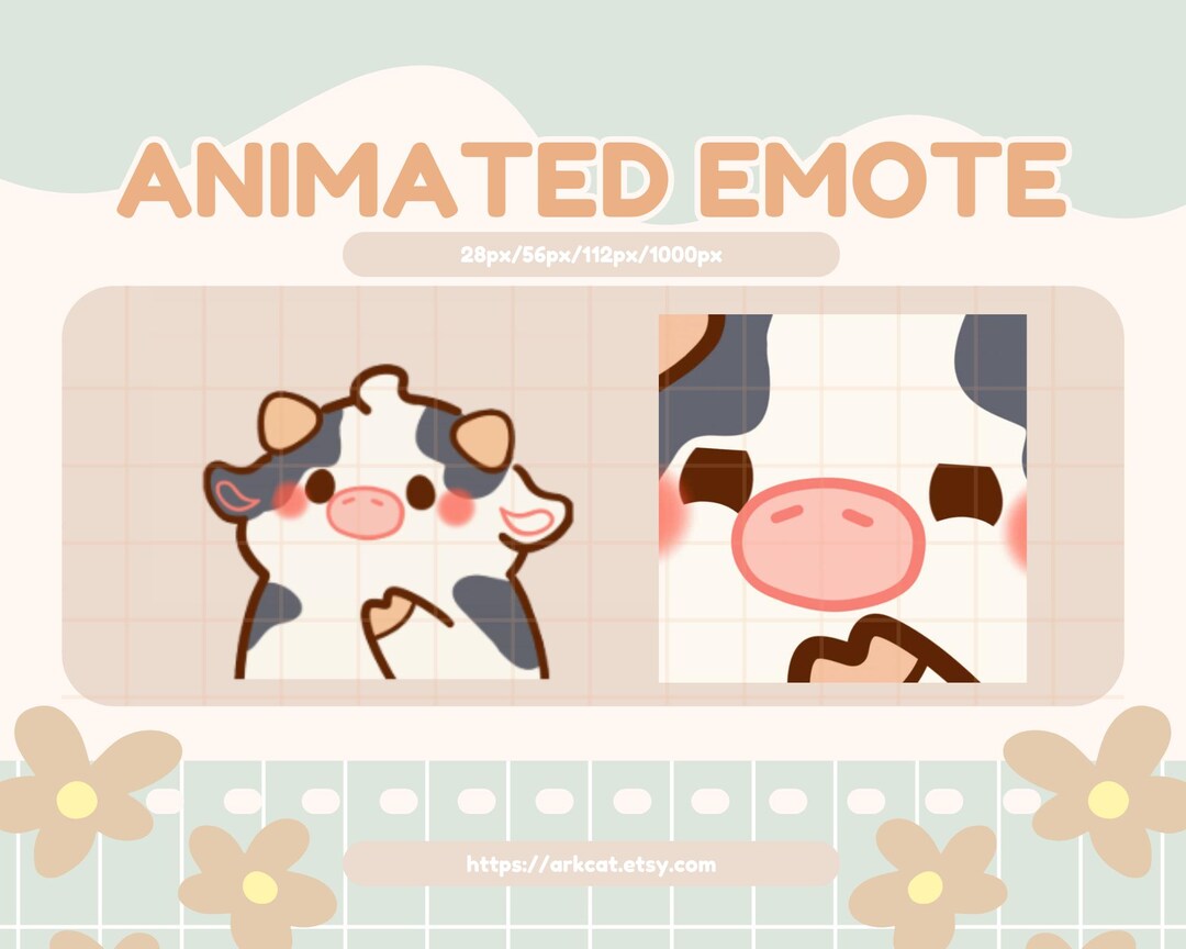 Zooming Sus Cow Emote – Animated Suspicious Cow With Squinting Eyes for ...