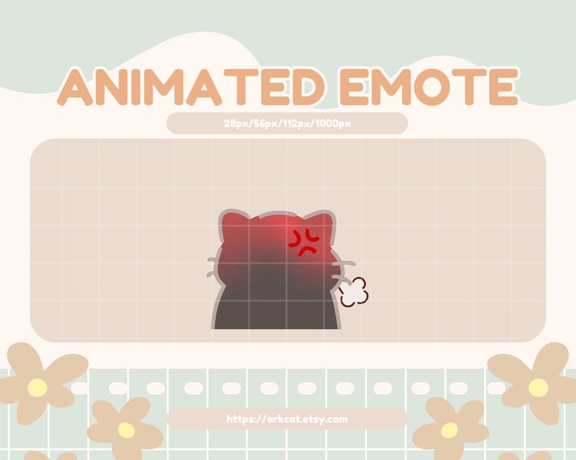 Angry Tuxedo Cat Animated Emote for Twitch, Discord, Youtube - Etsy
