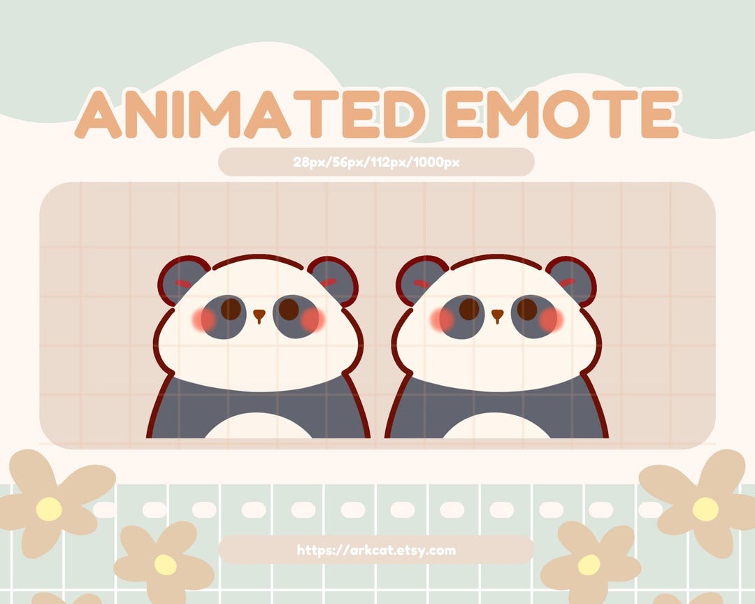 Yes Nod Emote – Cute Panda Nodding With Two Speeds Animated for Twitch ...