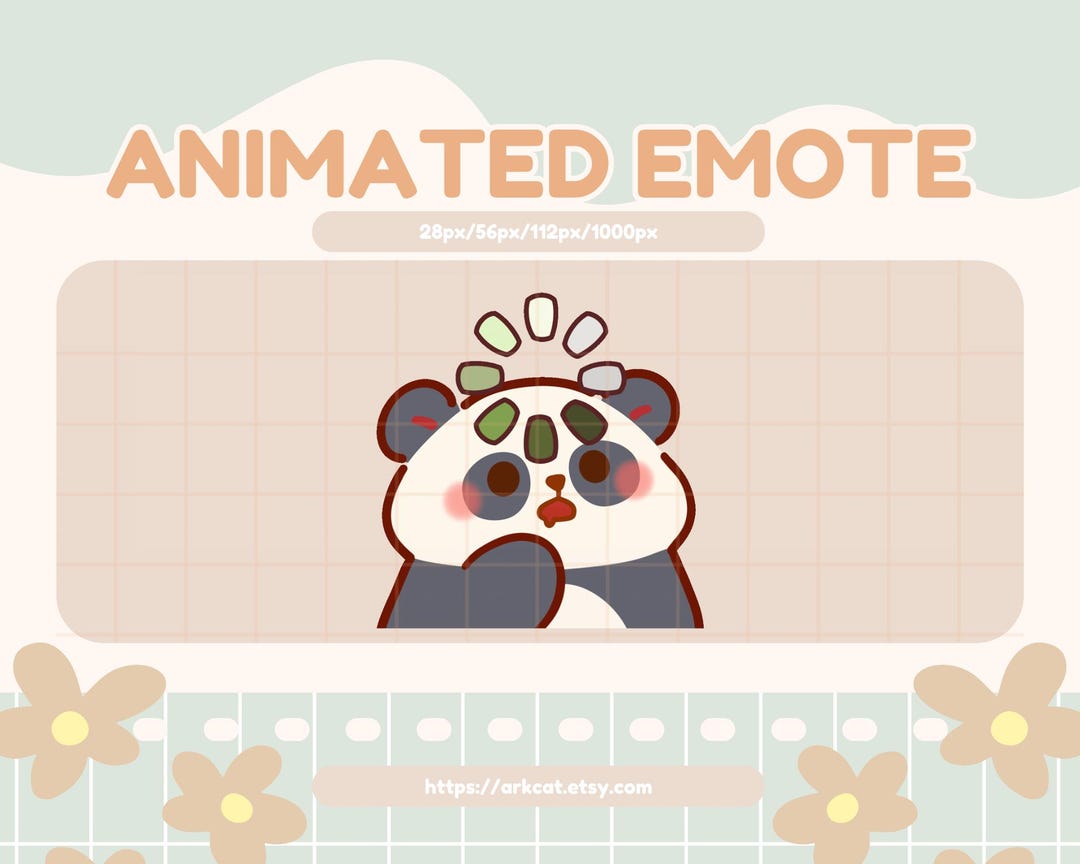 Loading Emote – Cute Animated Panda Buffering Emote for Twitch, Discord ...