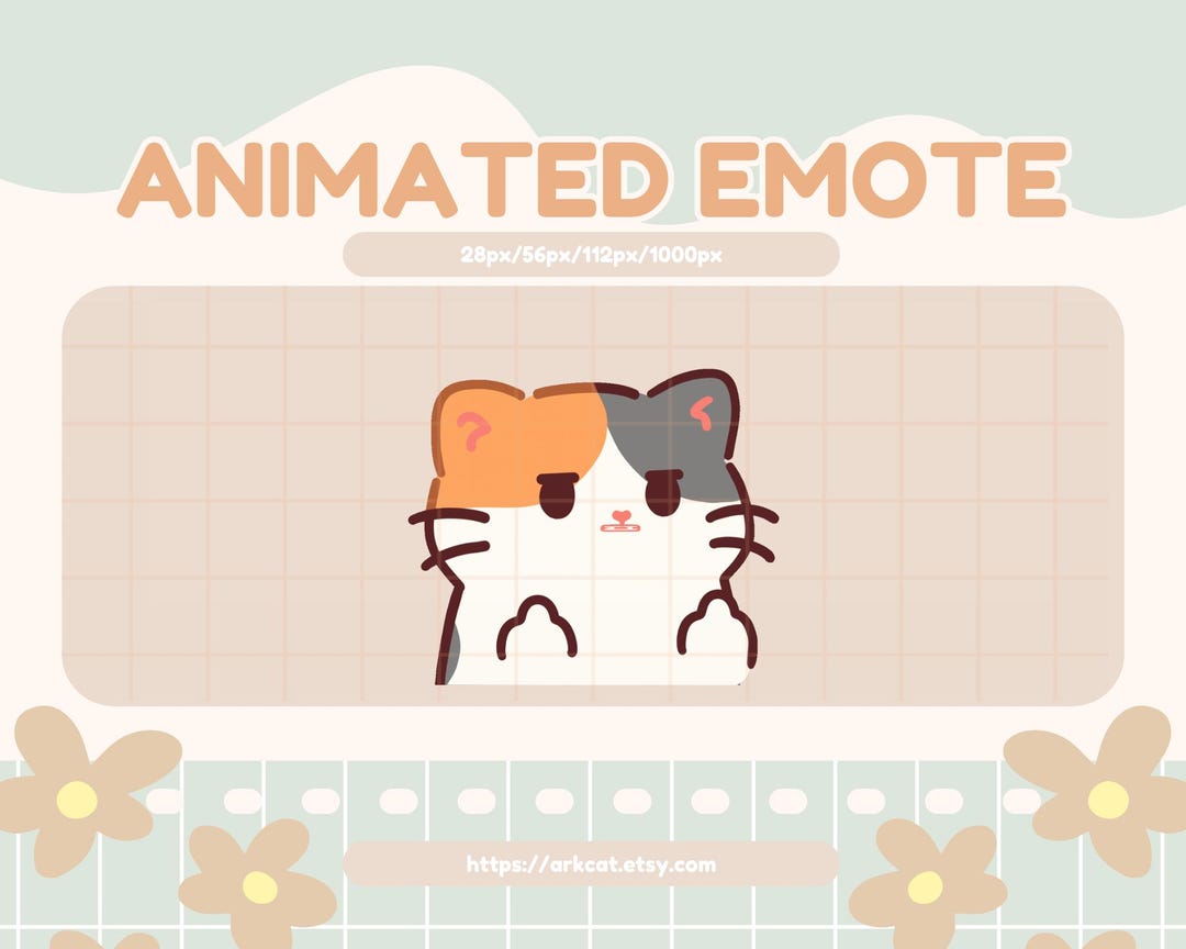 Sassy Emote – Attitude Calico Cat Flipping off Animated Emote for ...