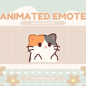Sassy Emote – Attitude Calico Cat Flipping off Animated Emote for ...