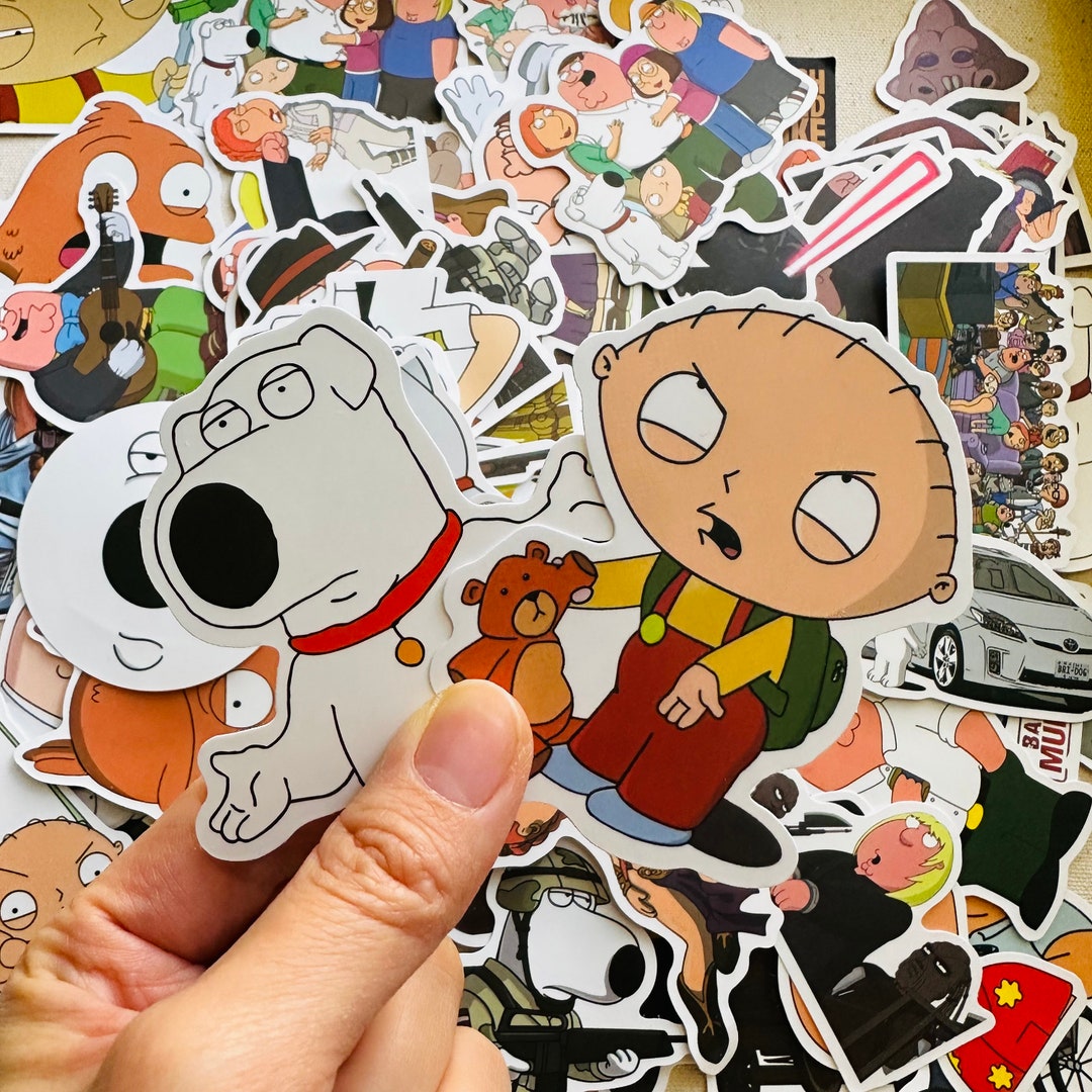 50pcs Rare Find! Limited Qty! Family Guy Stickers Adult Cartoon TV Show ...
