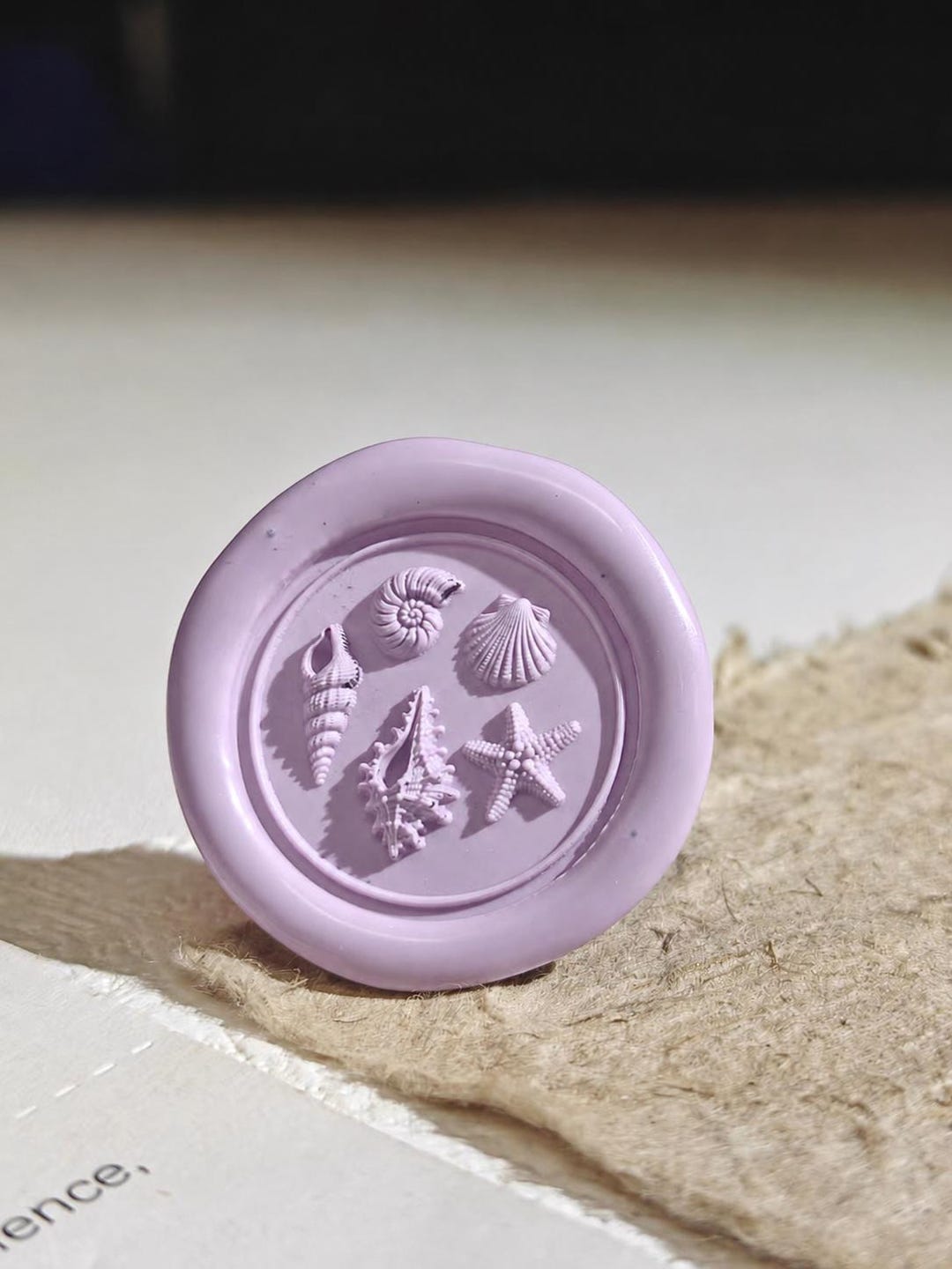 3D Wax Seal Stamp, Seashell Invitation Embosser, Shell Wax Seal, Wax ...