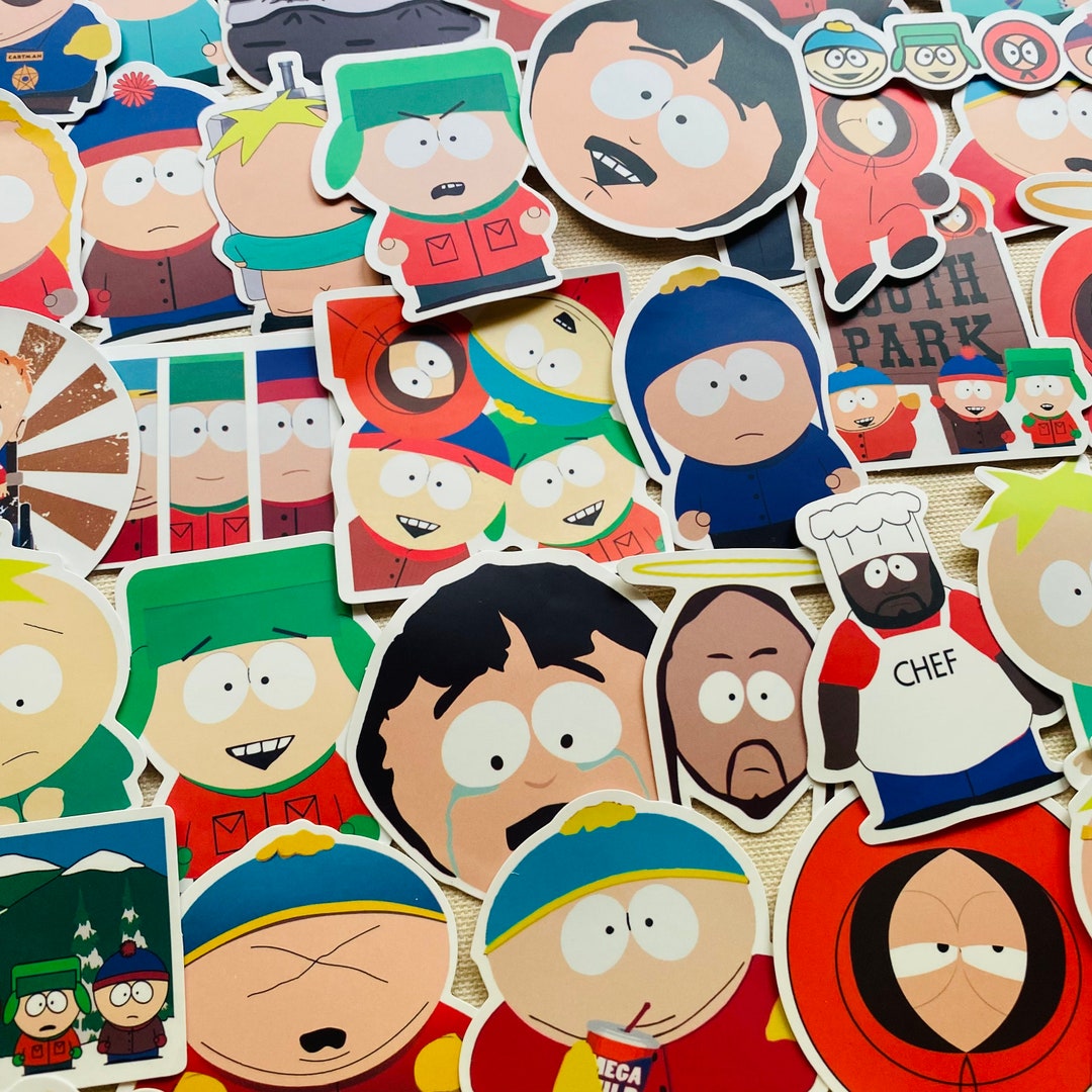 50pcs South Park Randi Randy Eric Cartman Stickers Cartoon Phone Laptop ...