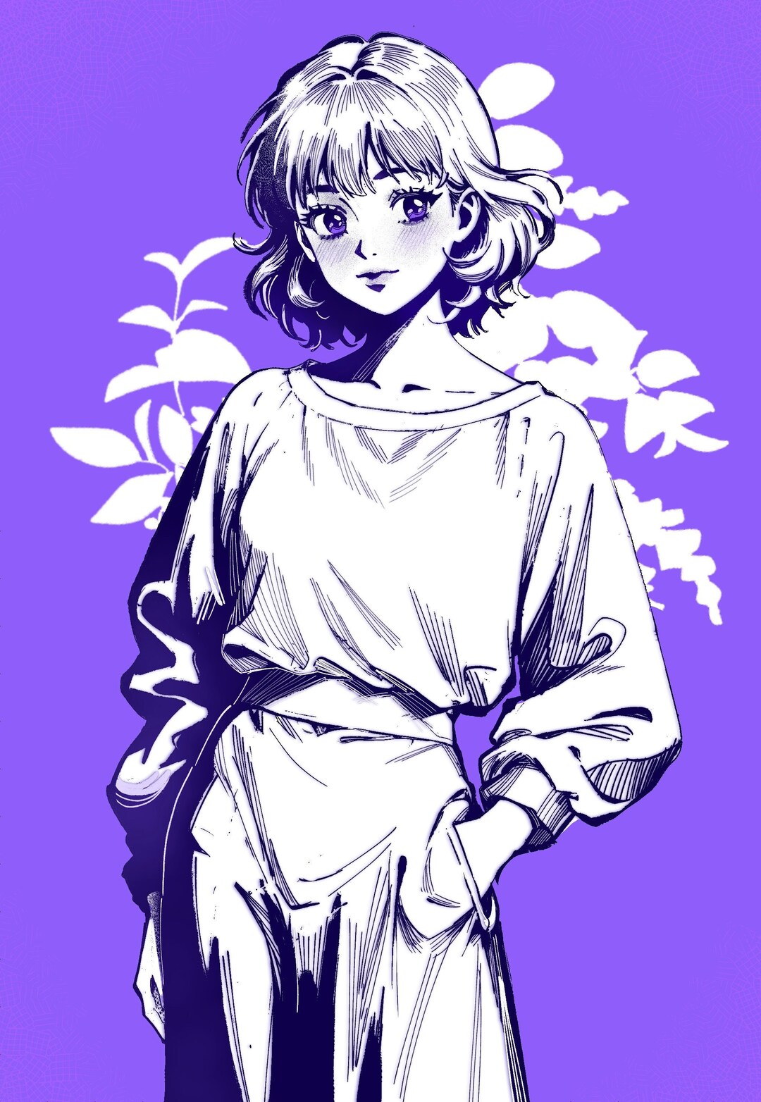 Manga Style Digital Art Commission Half-body Fanart, OC, Dnd, Final ...