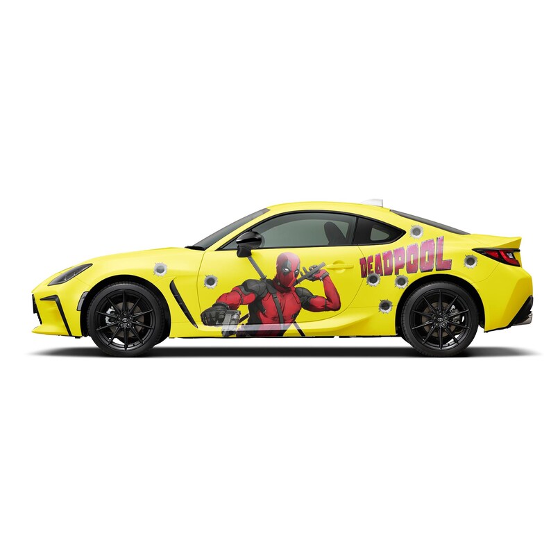 Deadpool ; Super Hero Villain Inspired Car Side Decal Customizable Size ...