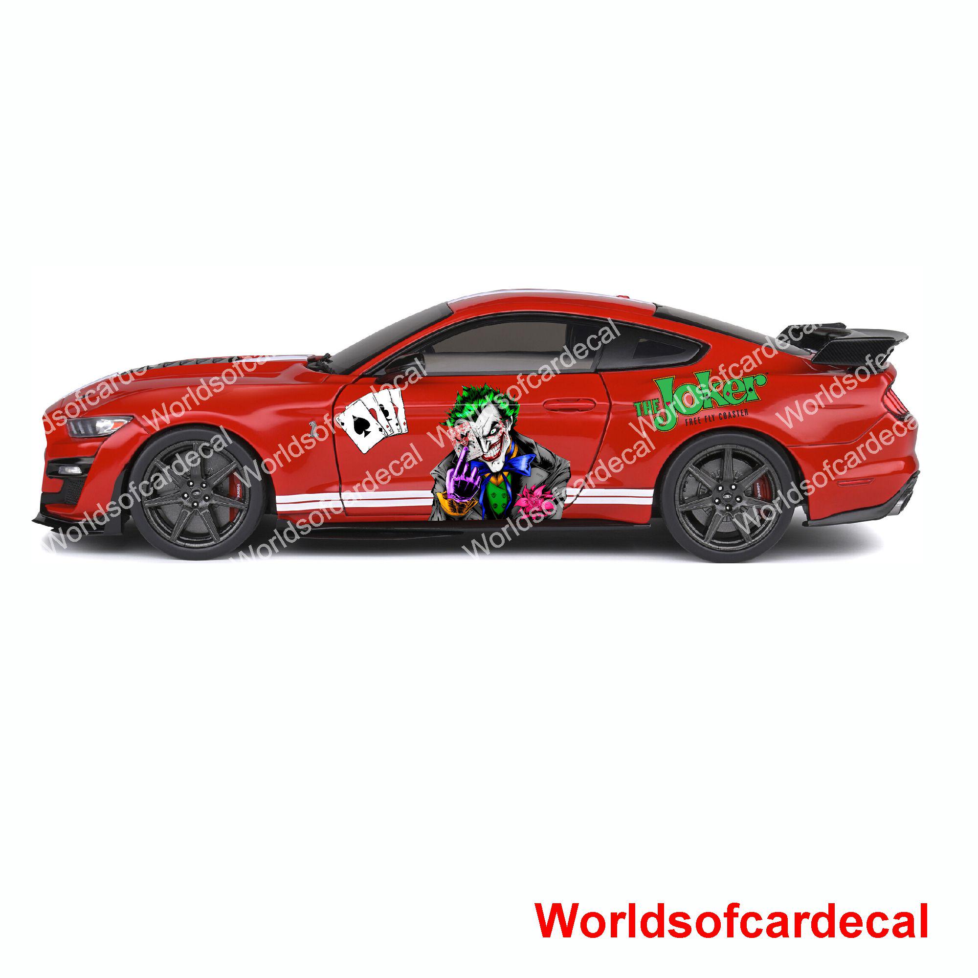 Joker ; Super Hero Villain Inspired Car Side Decal Customizable Size - Etsy