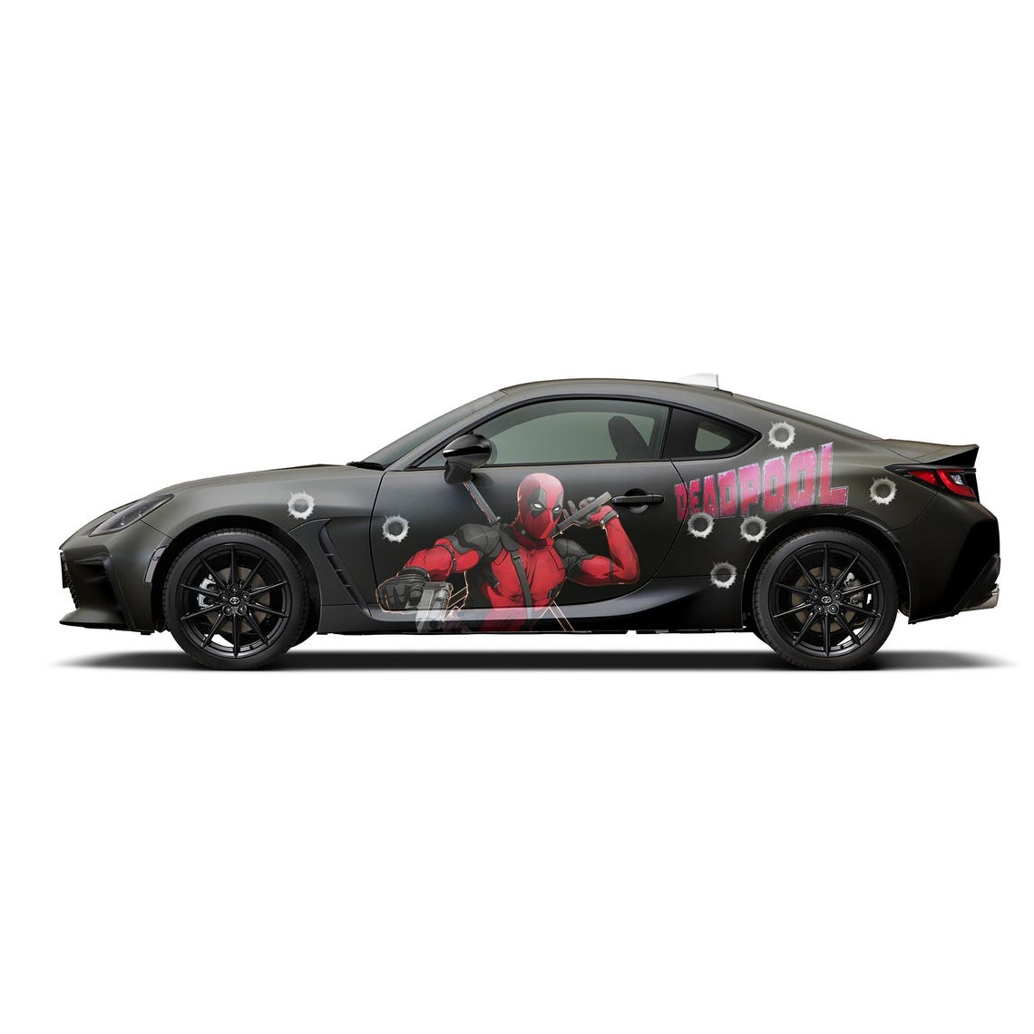Deadpool ; Super Hero Villain Inspired Car Side Decal Customizable Size ...