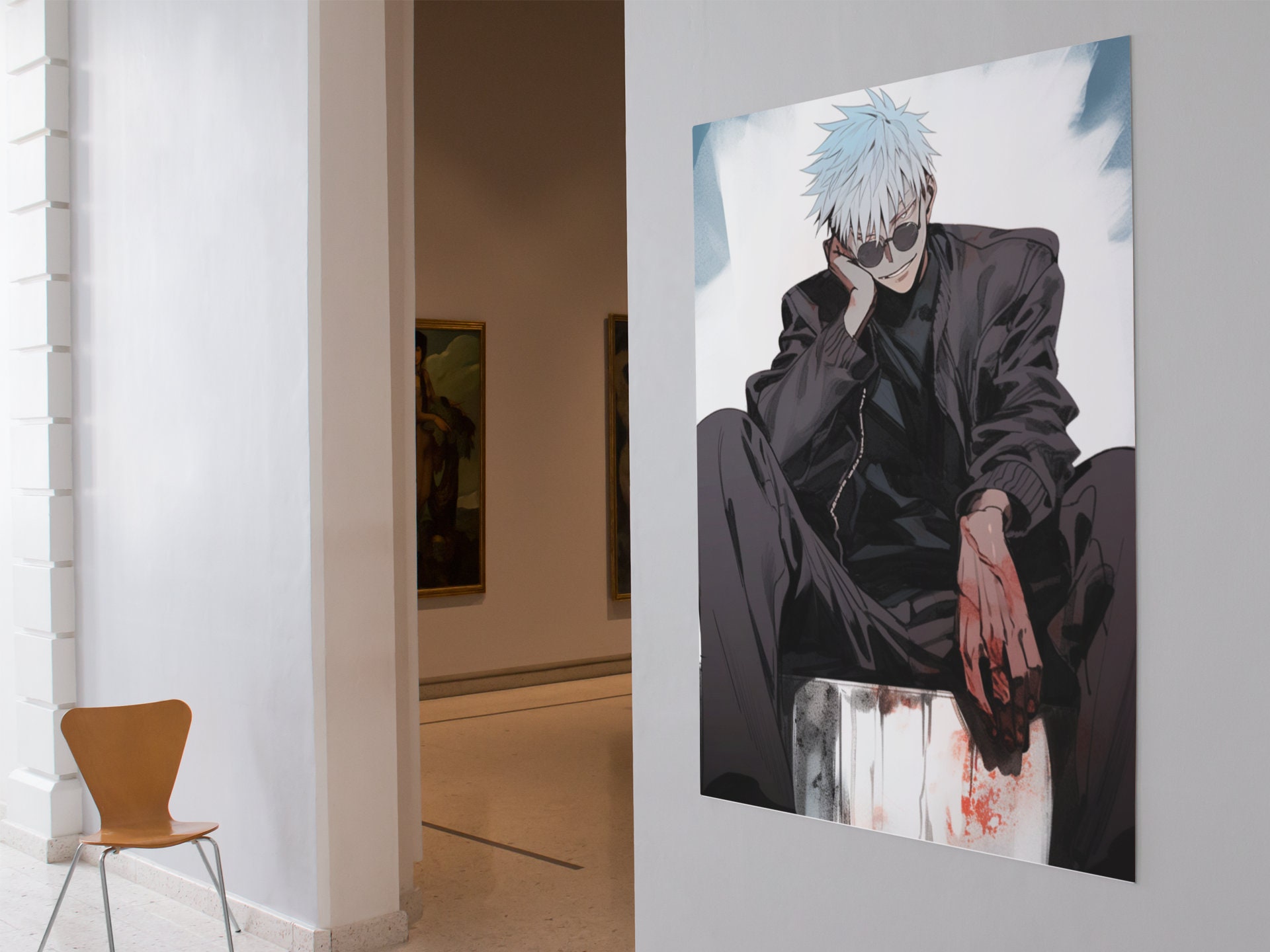 Anime Manga Poster Satoru Gojo Minimalist Art Abstract - Etsy Canada