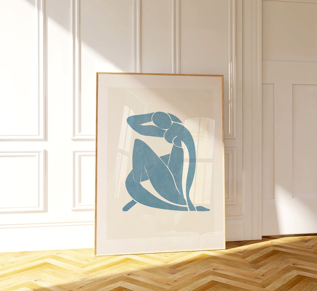 Matisse Blue Lady Print, Abstract Art Print, Printable Art, Digital ...