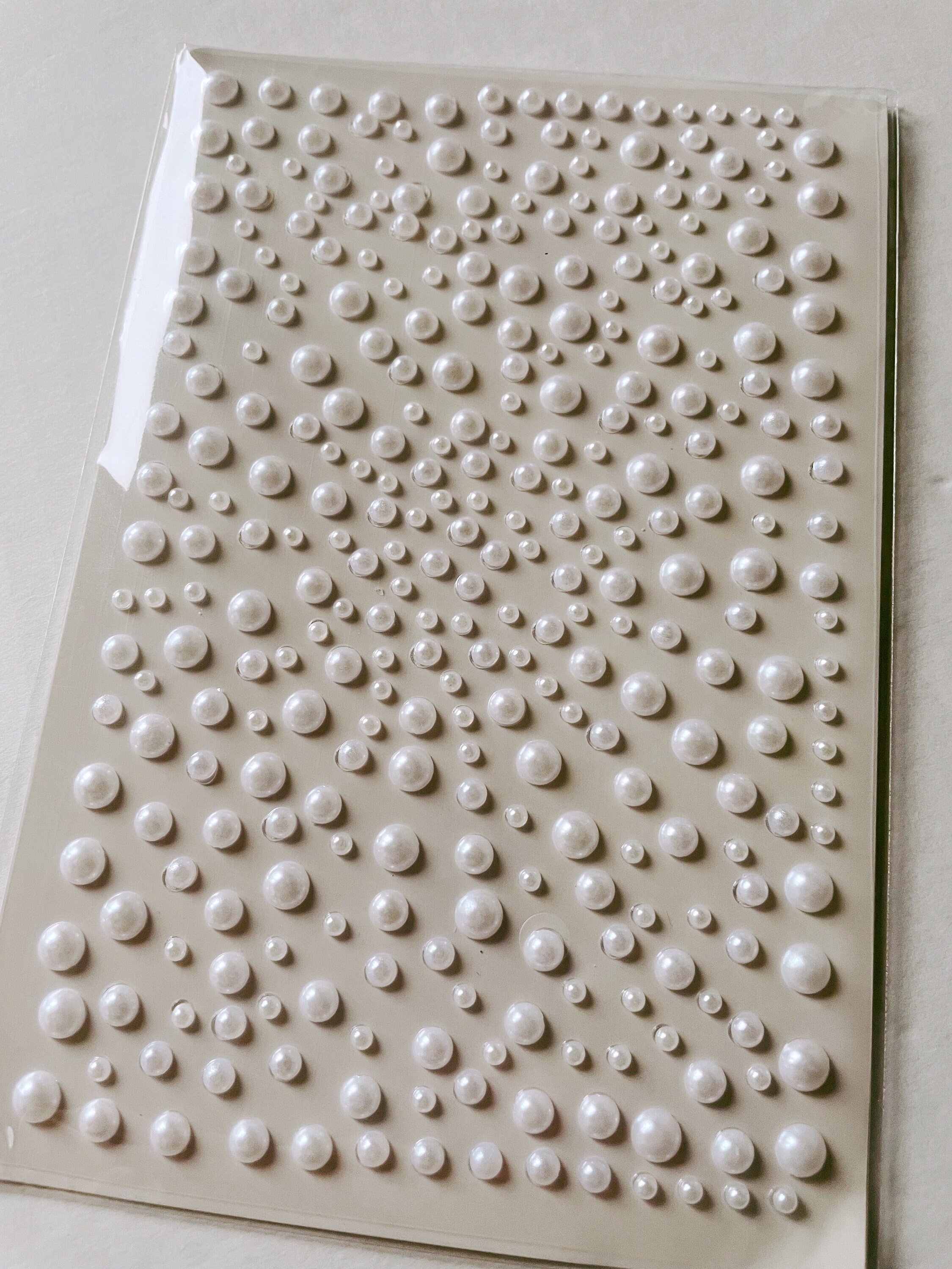 Wedding Craft Pearl Stickers for Crafting Flatback Stick on Pearls DIY ...