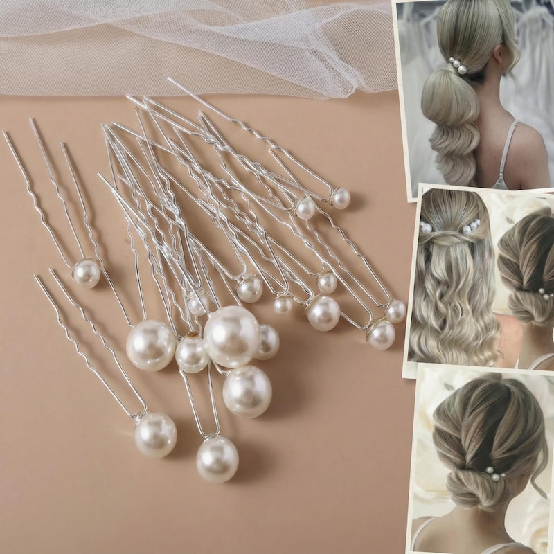 Hair Pins for Wedding Updo - Etsy UK