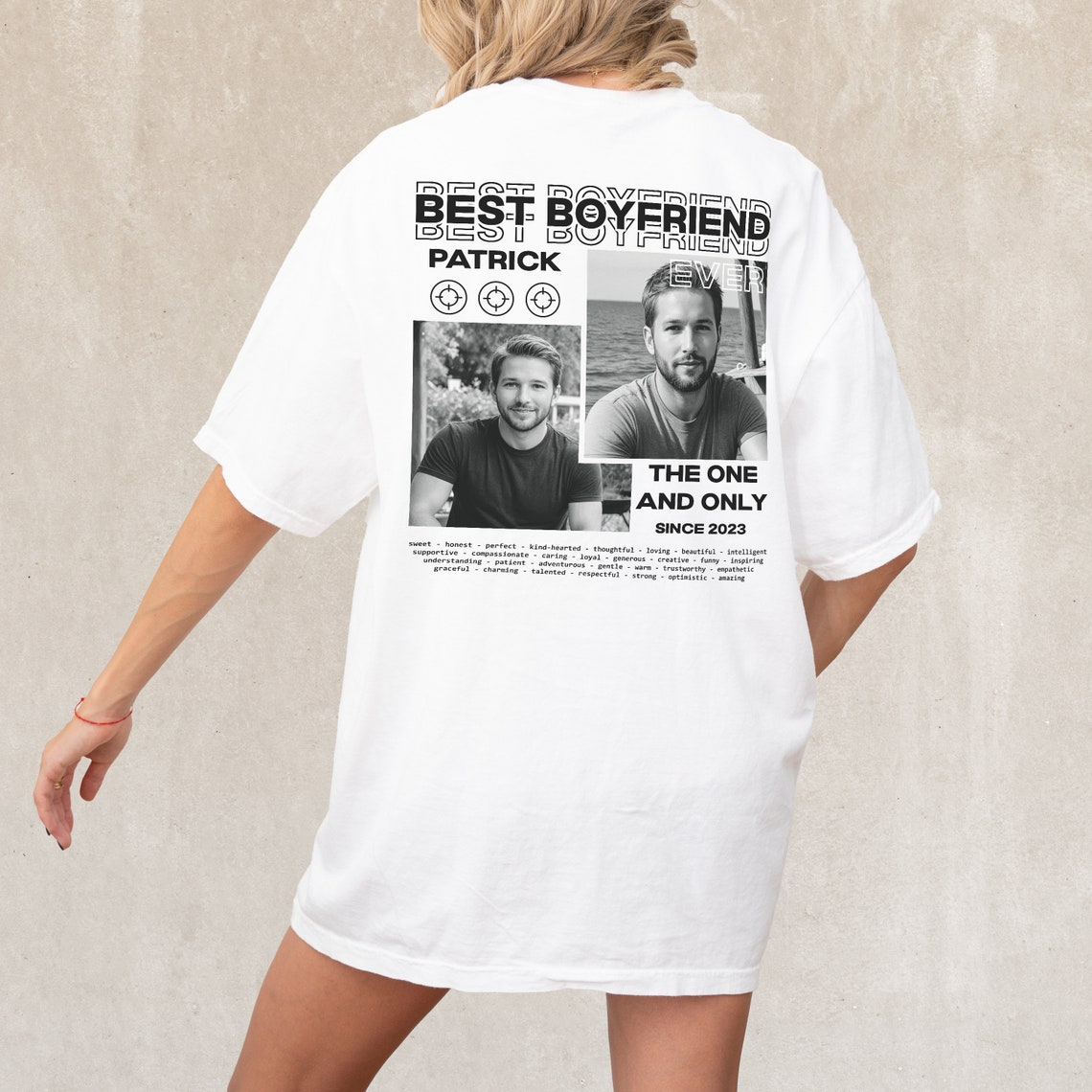Custom Boyfriend Shirt, Girlfriend Shirt for Boyfriend, Custom Face ...