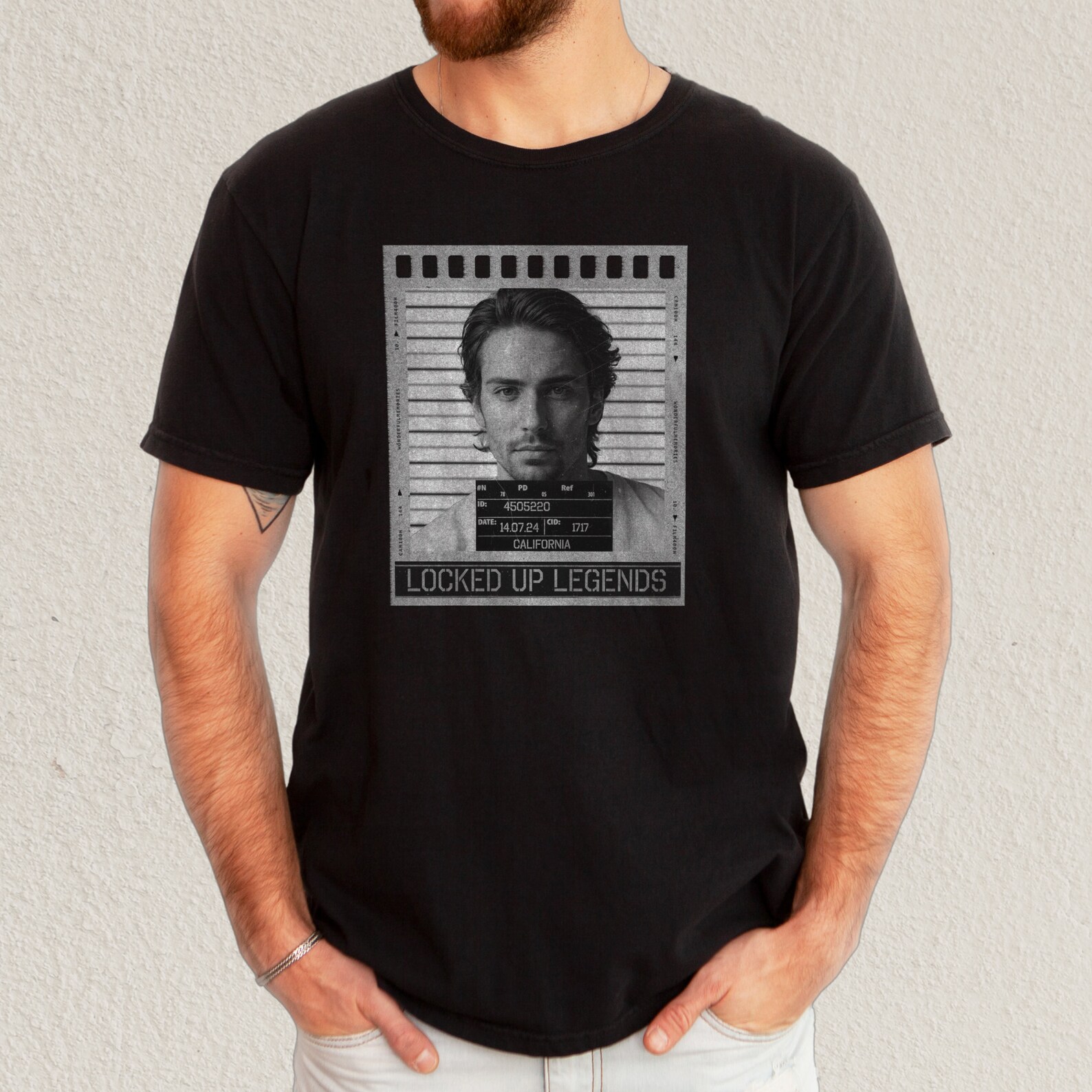 Custom Mugshot Shirt, Prison Shirt Custom Wanted Photo, Mugshot Tshirt ...