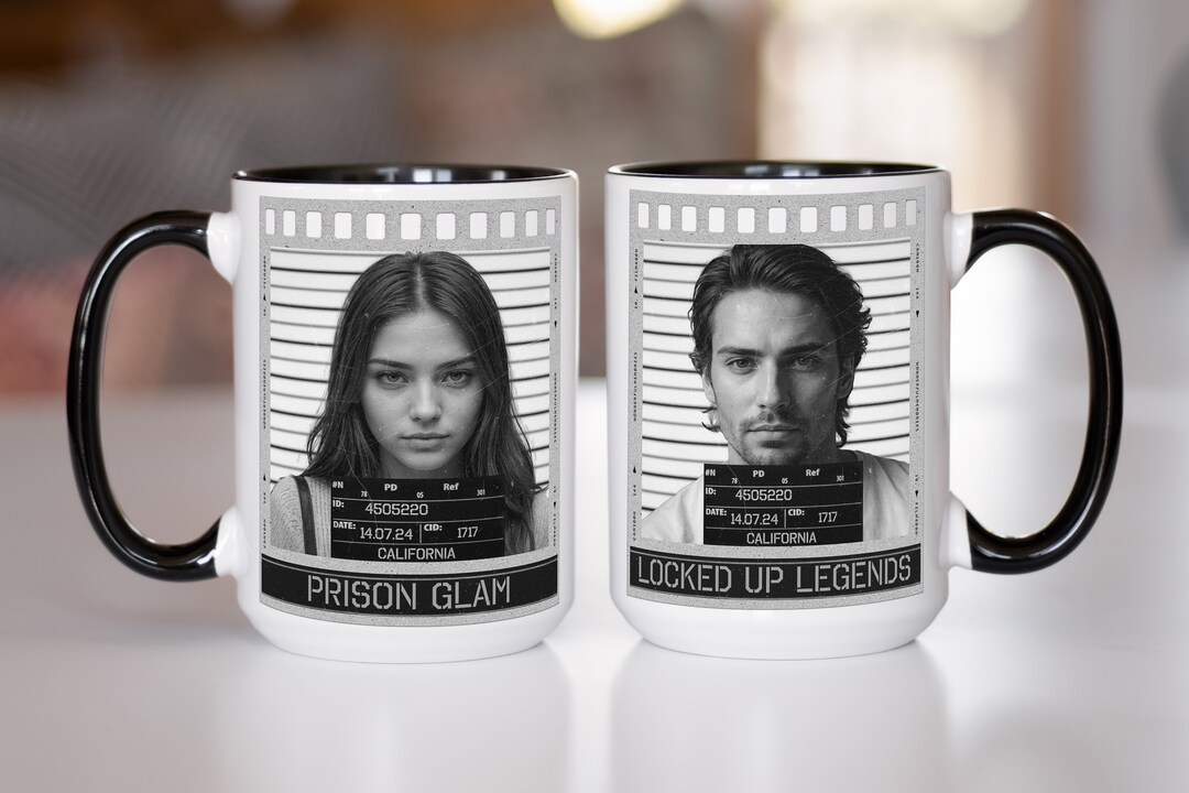 Custom Mugshot Mug, Mugshot Mug, Custom Photo Mug, Personalized ...