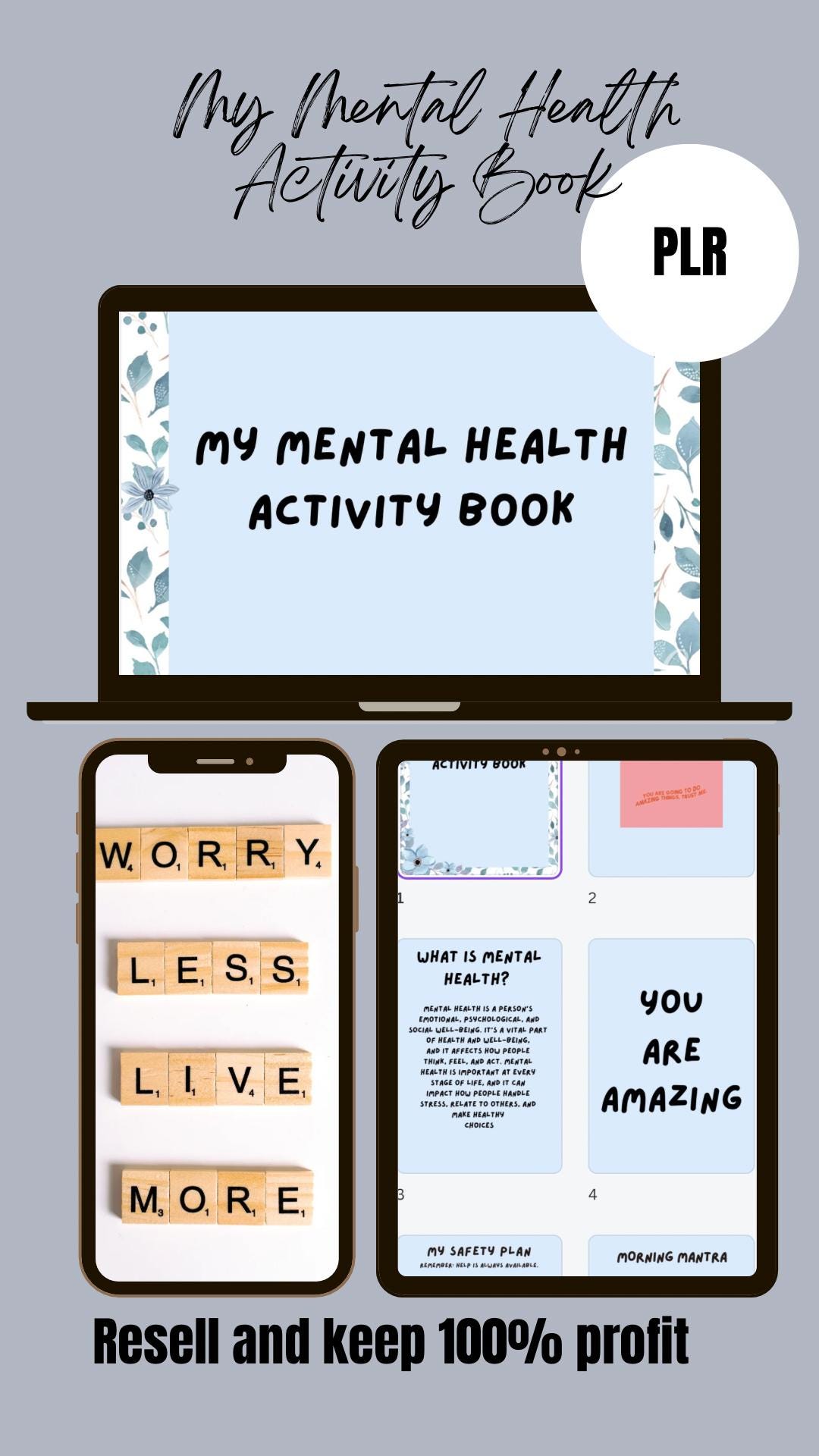 Mental Health Activity Book - Etsy