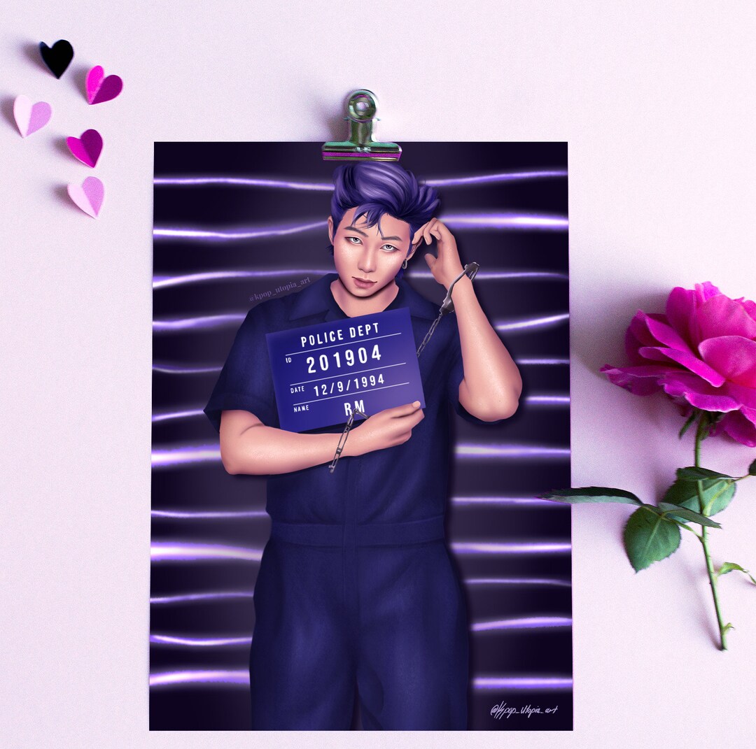 BTS RM Namjoon Butter Era Fan Art Print Gift - Etsy