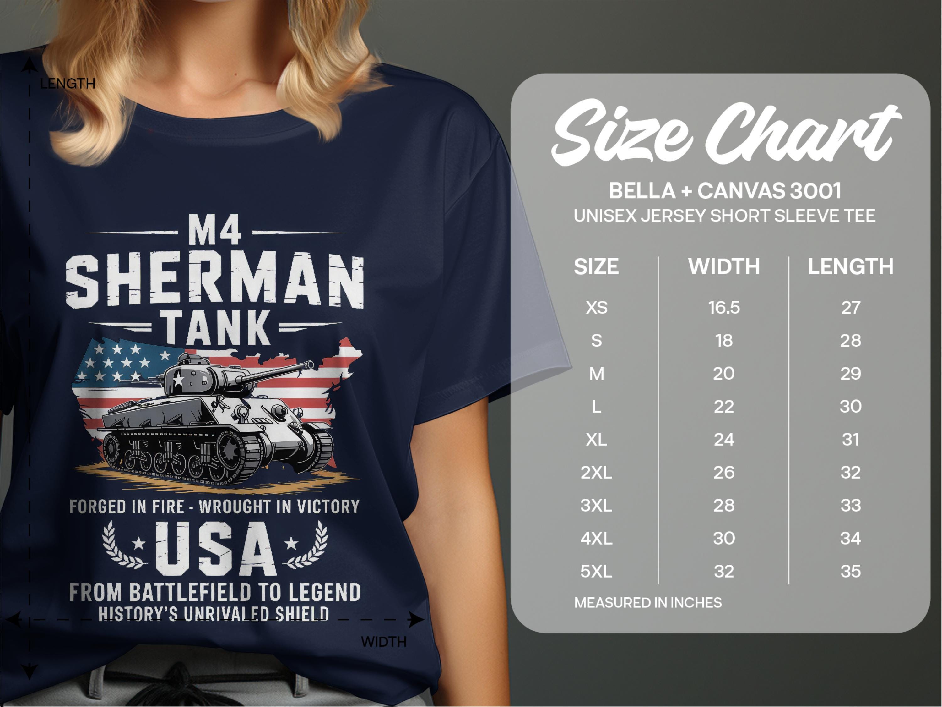 M4 Sherman Tank T-shirts, USA Flag, American Pride, Military Vehicle ...