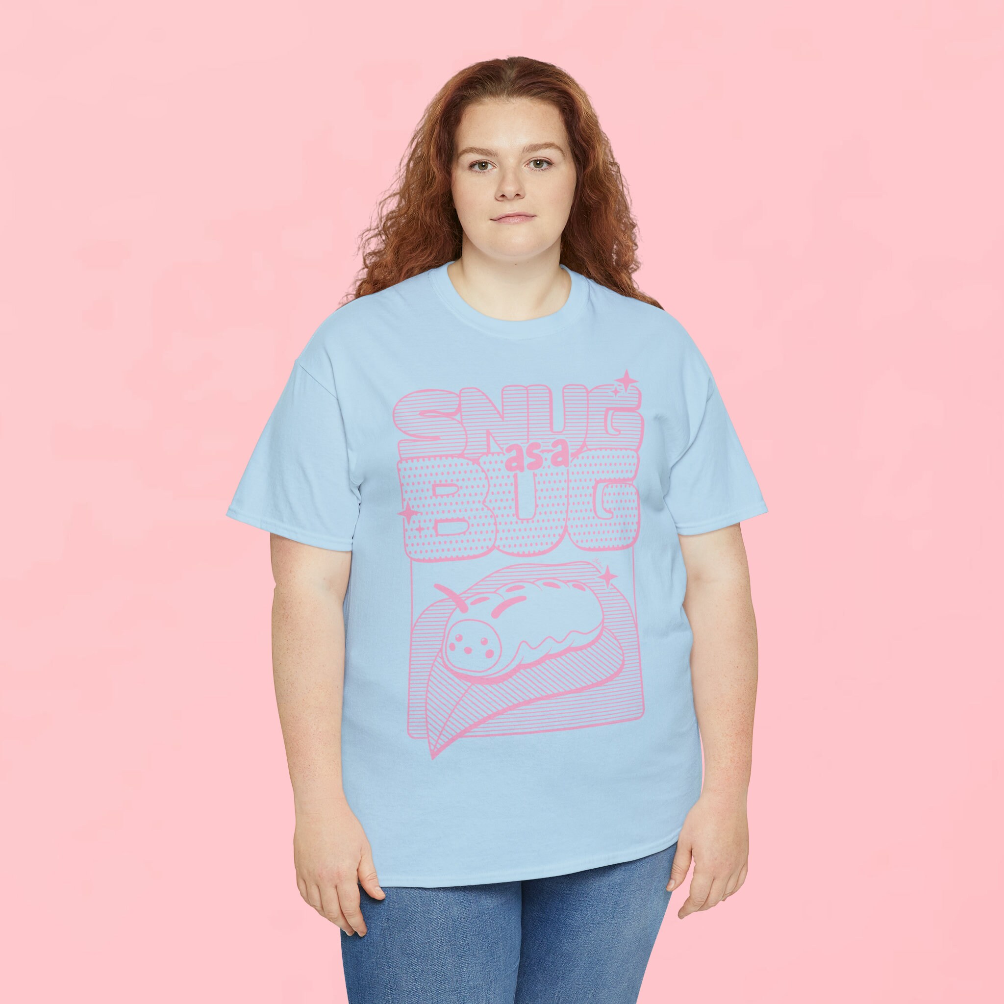 Snug as a Bug Monotone Outline Line Drawing Illustration - Etsy