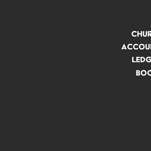 Church Accounting Ledger - Etsy
