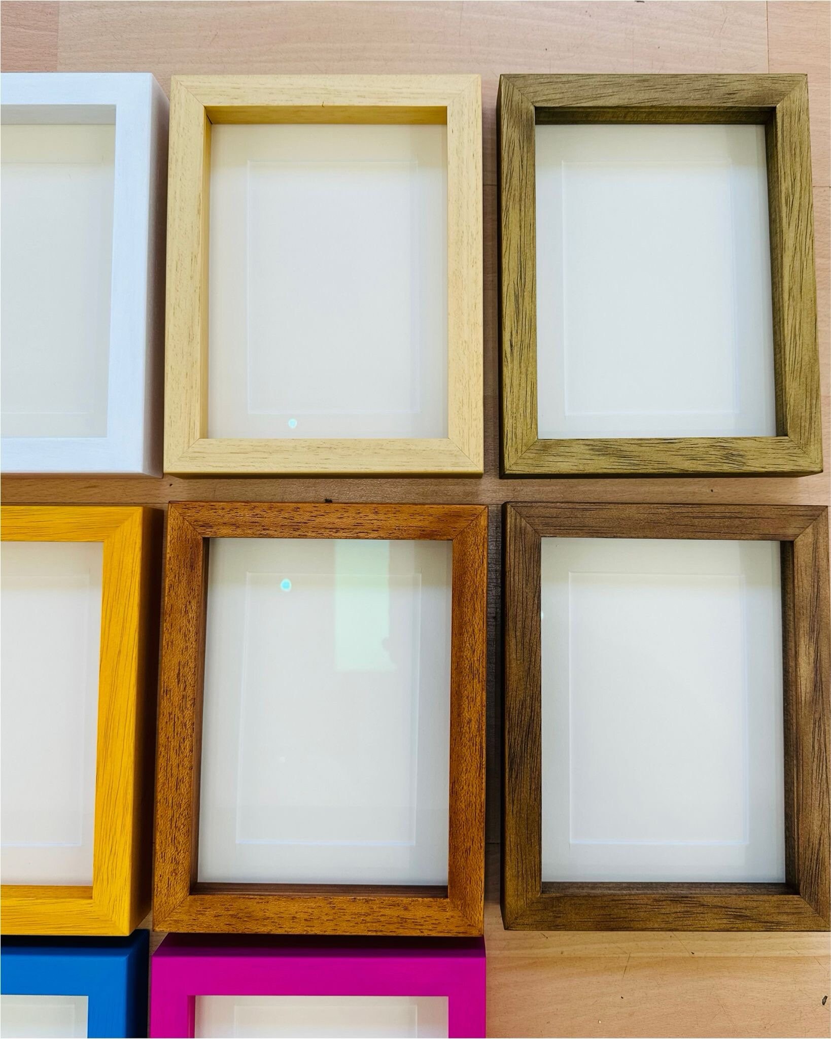 Shadow Box 3D Picture and Deco Frame Natural Wood Finished - Etsy