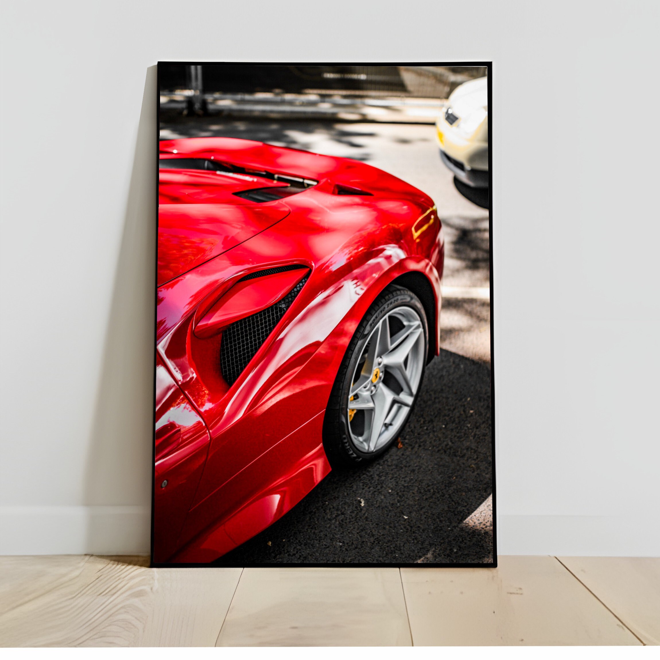 3 Posters Ferrari F8 Poster Set of 3 Wall Luxury Art Printable Poster ...