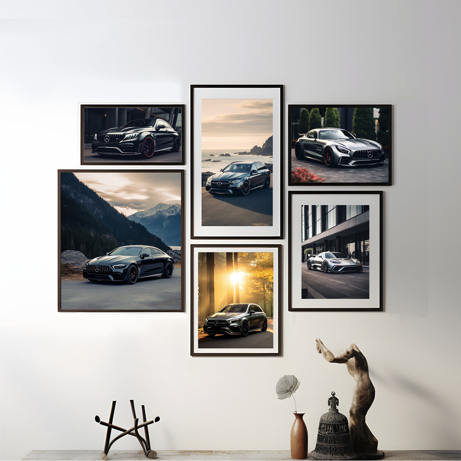 Printable Mercedes AMG Collection Poster Set of Six AMG A45 - Etsy