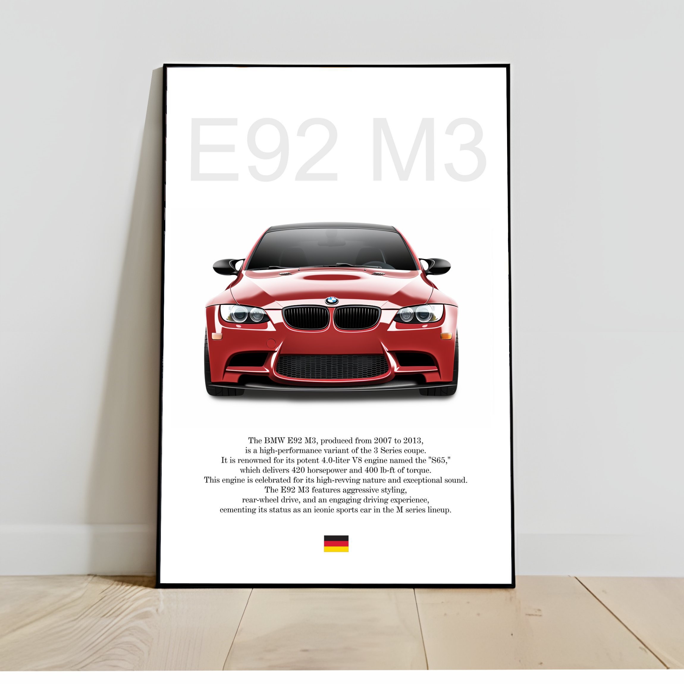 Set of 3 BMW M3 Posters E30 E46 E92 M3 Posters Set of 3 Digital ...