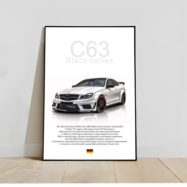Mercedes Amg Black Series Poster - Etsy