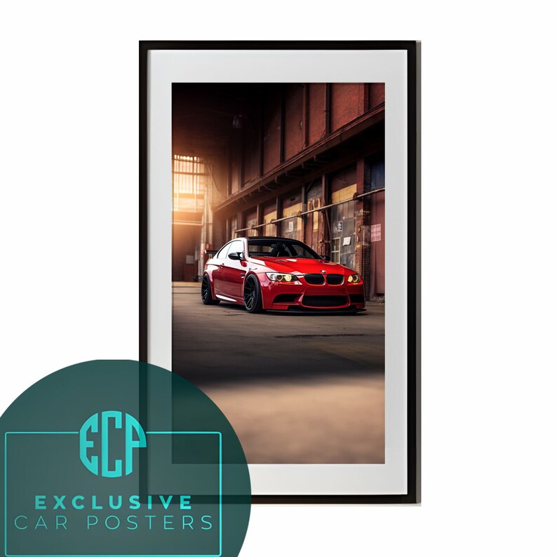 Printable Collection BMW M Poster Set of Six E82 1M E92 M3 - Etsy
