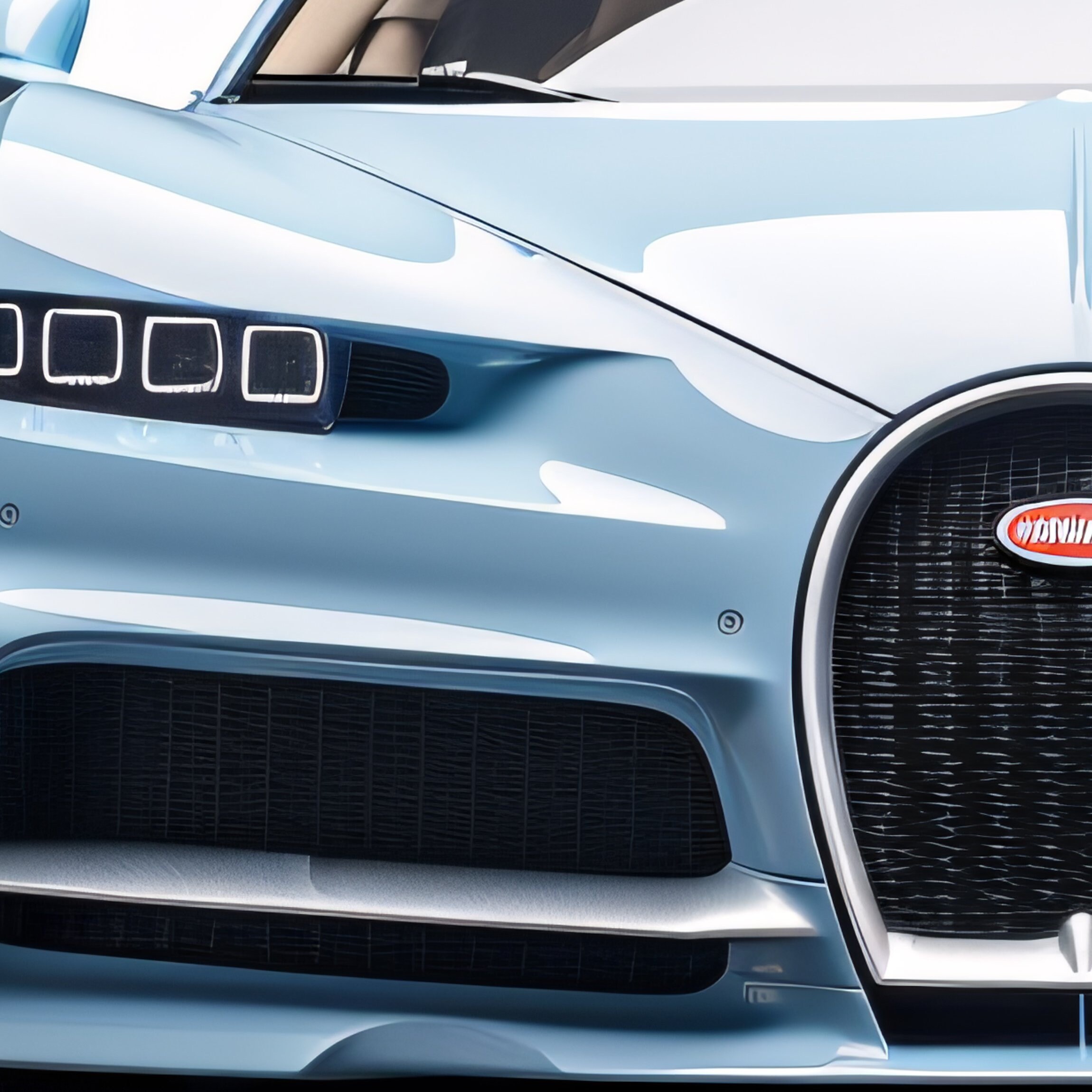 Poster Bugatti Chiron Print Hypercar Art Illustration Wall Art for Kids ...