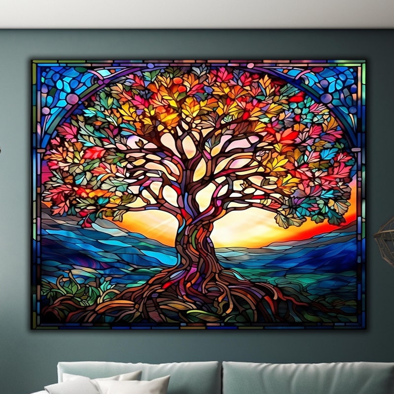 Tree of Life Tile Backsplash - Etsy
