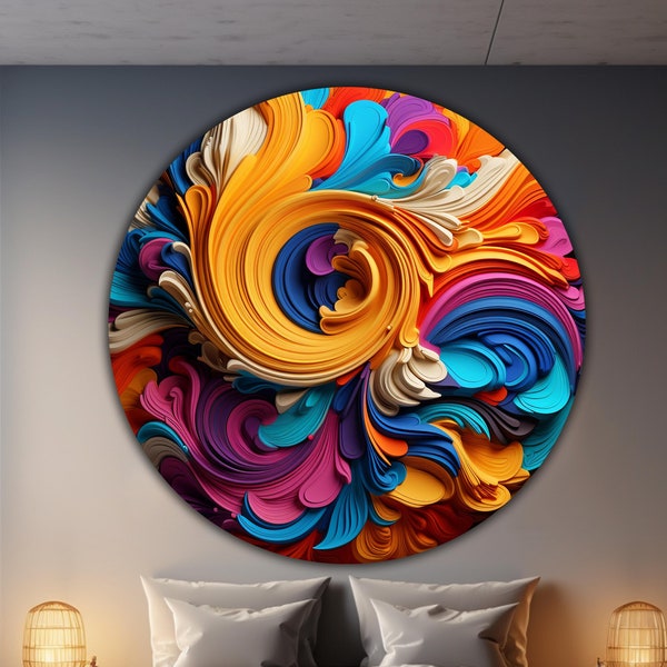 Round Wall Decor - Etsy