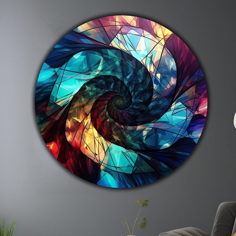 Round Wall Art - Etsy
