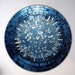 Colorful Mosaic Sipral Tempered Glass Round Wall Decor Art,sipral ...