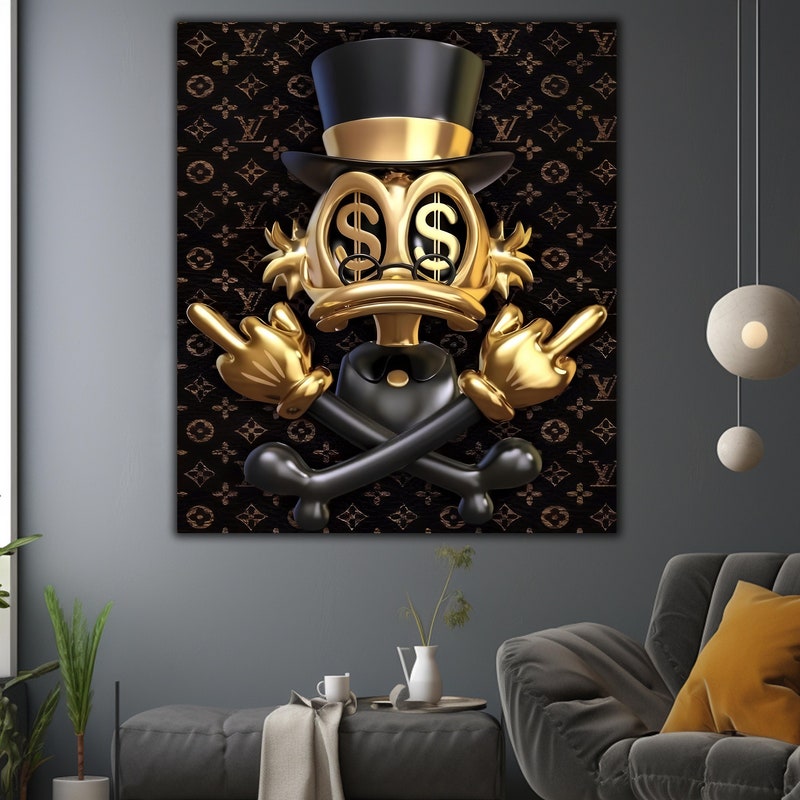 Duck With Dollars - Etsy UK