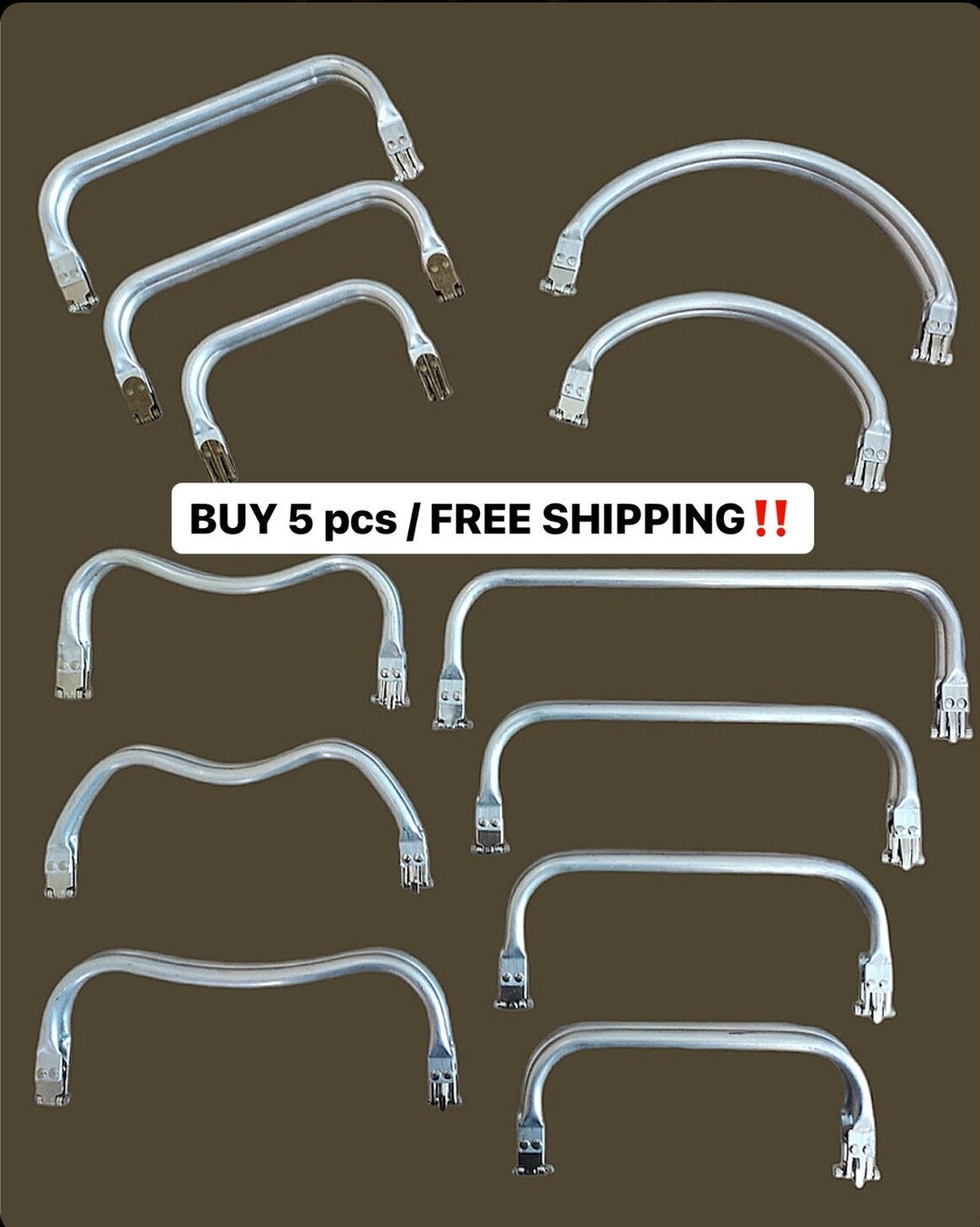 Aluminium, Metal, Tubular Internal Doctor Bag Materials, Purse Frame ...