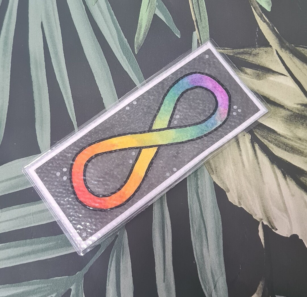 Hand-painted Neurodiversity Logo Bookmark - Etsy