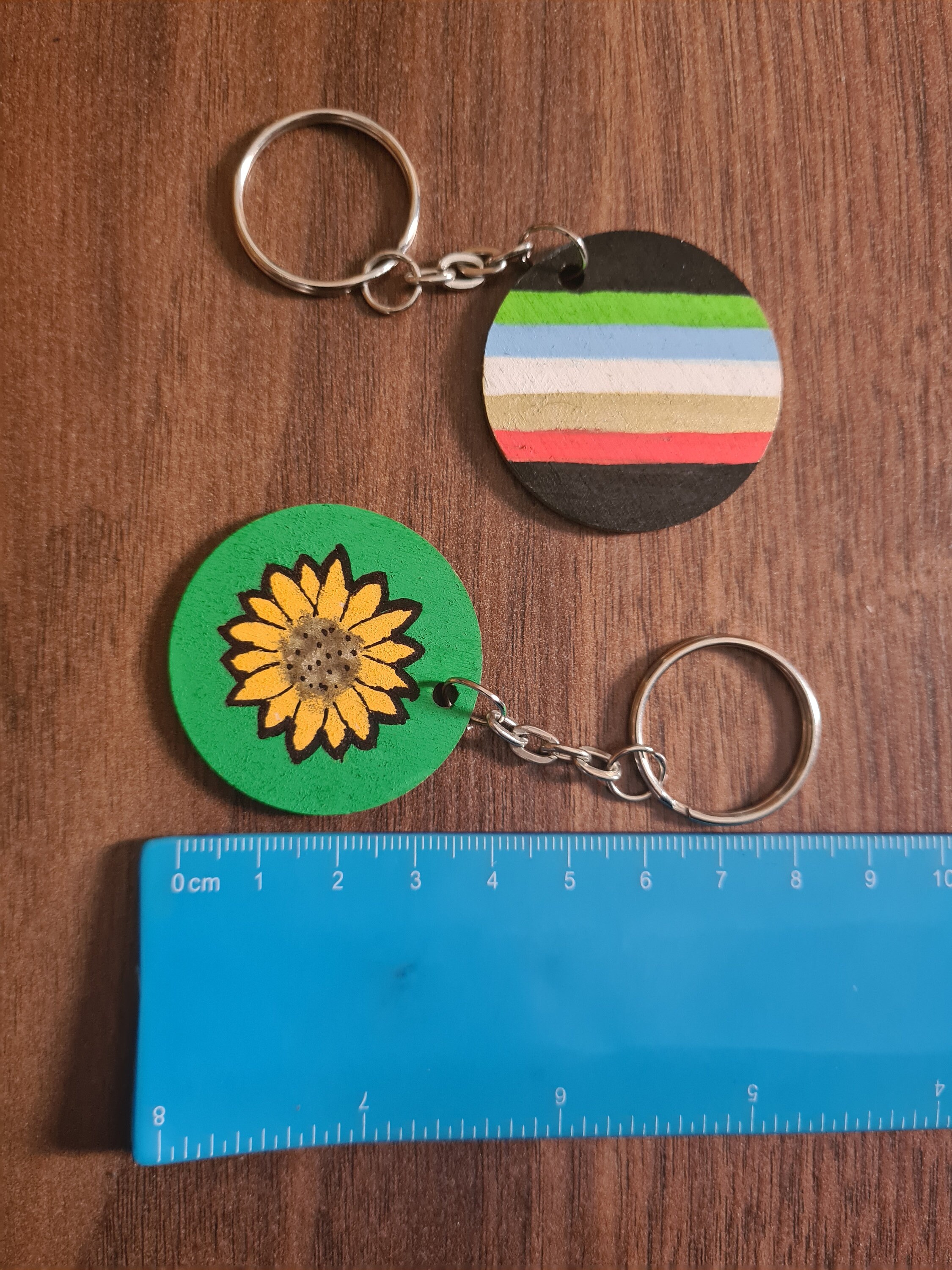 Hand-painted Disability Pride Flag/ Hidden Disability Sunflower Wooden ...