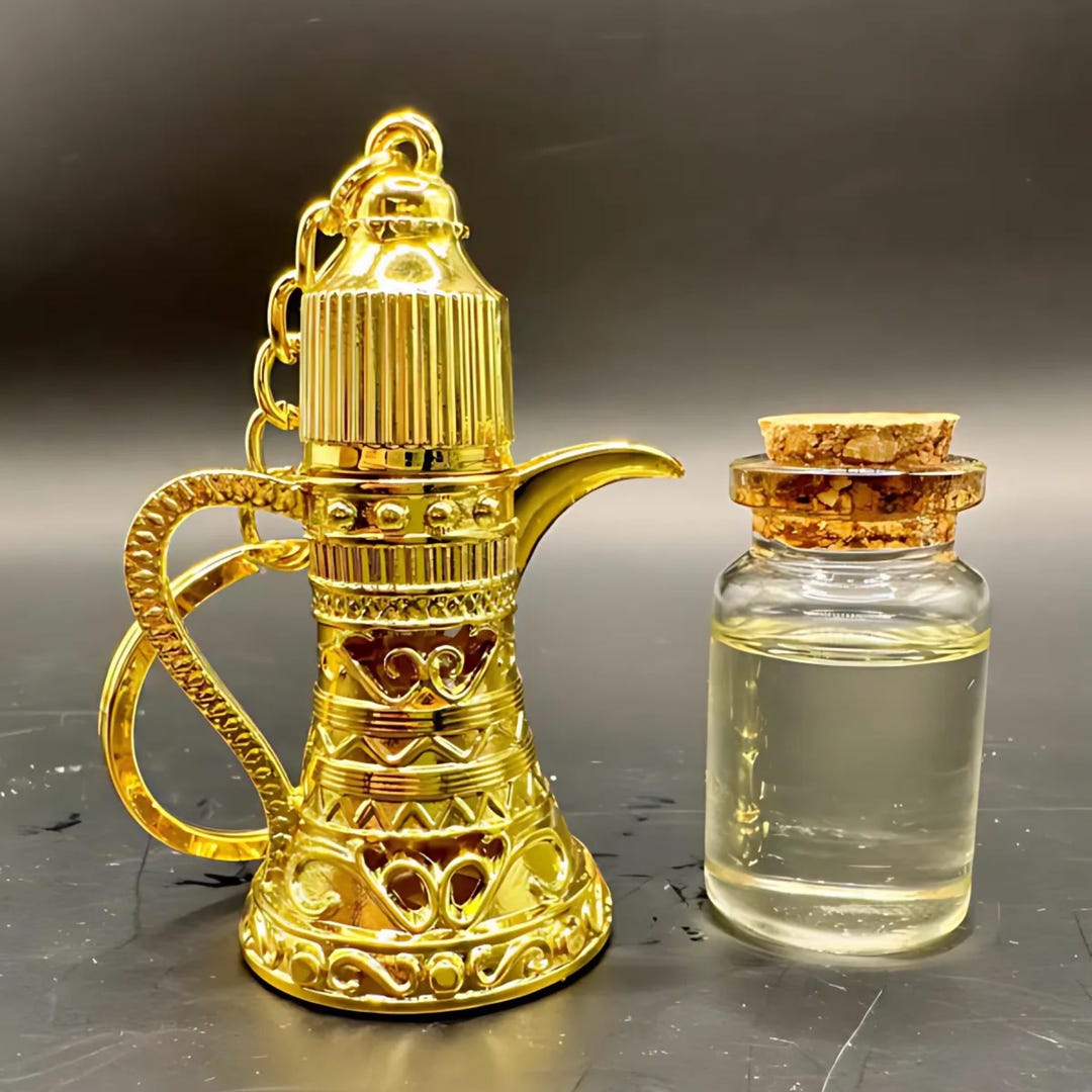 Perfume Bottle Keychain | Ittar Holder Keyring | Handcrafted Keychain ...